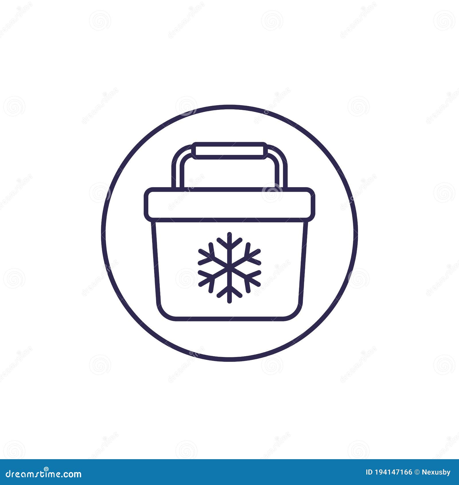 Fridge Line Vector Icons And Signs. Icebox, Coldbox, Cooler, Freezer ...