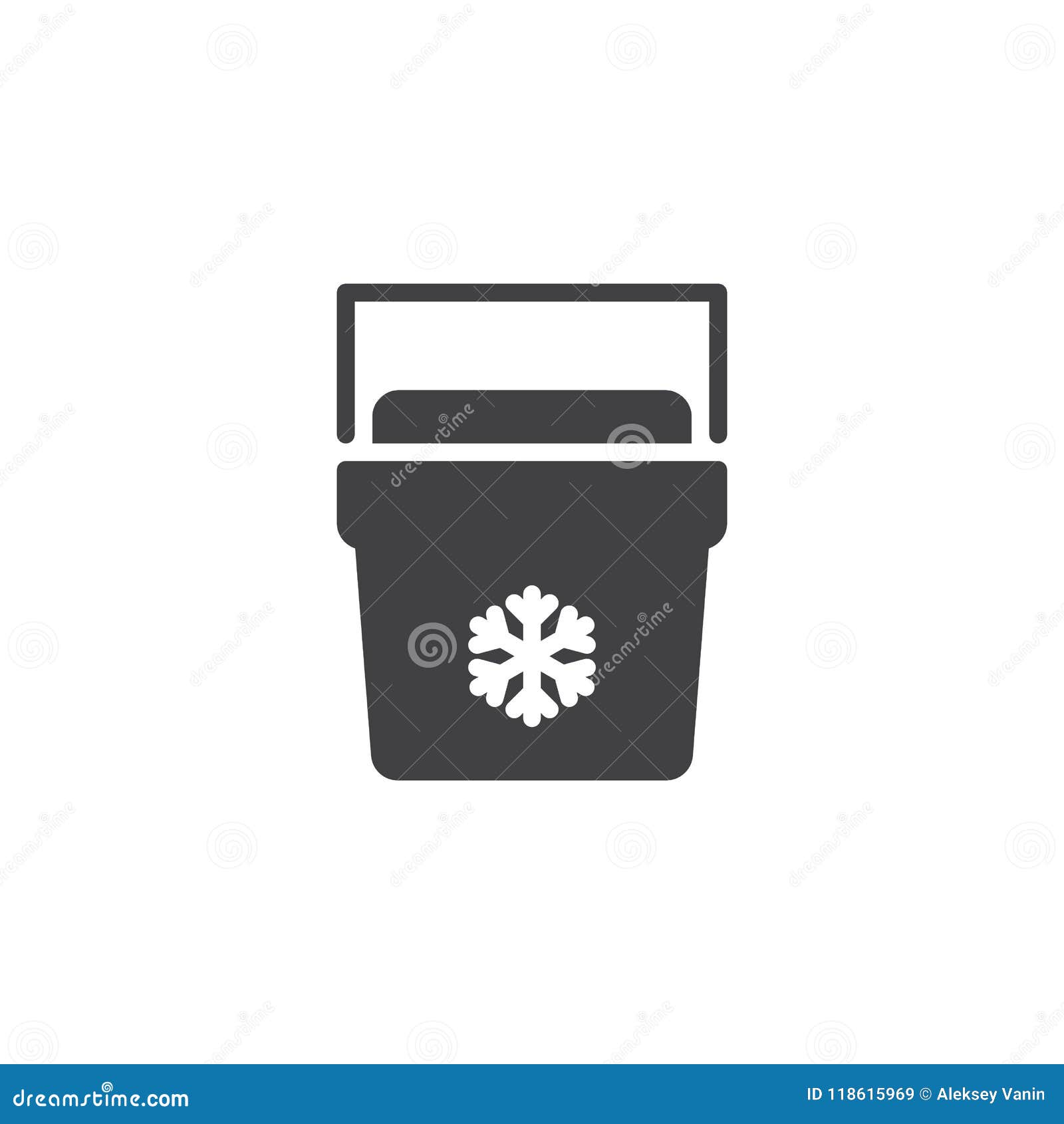 Portable Fridge Vector Icon Stock Vector - Illustration of design, flat ...