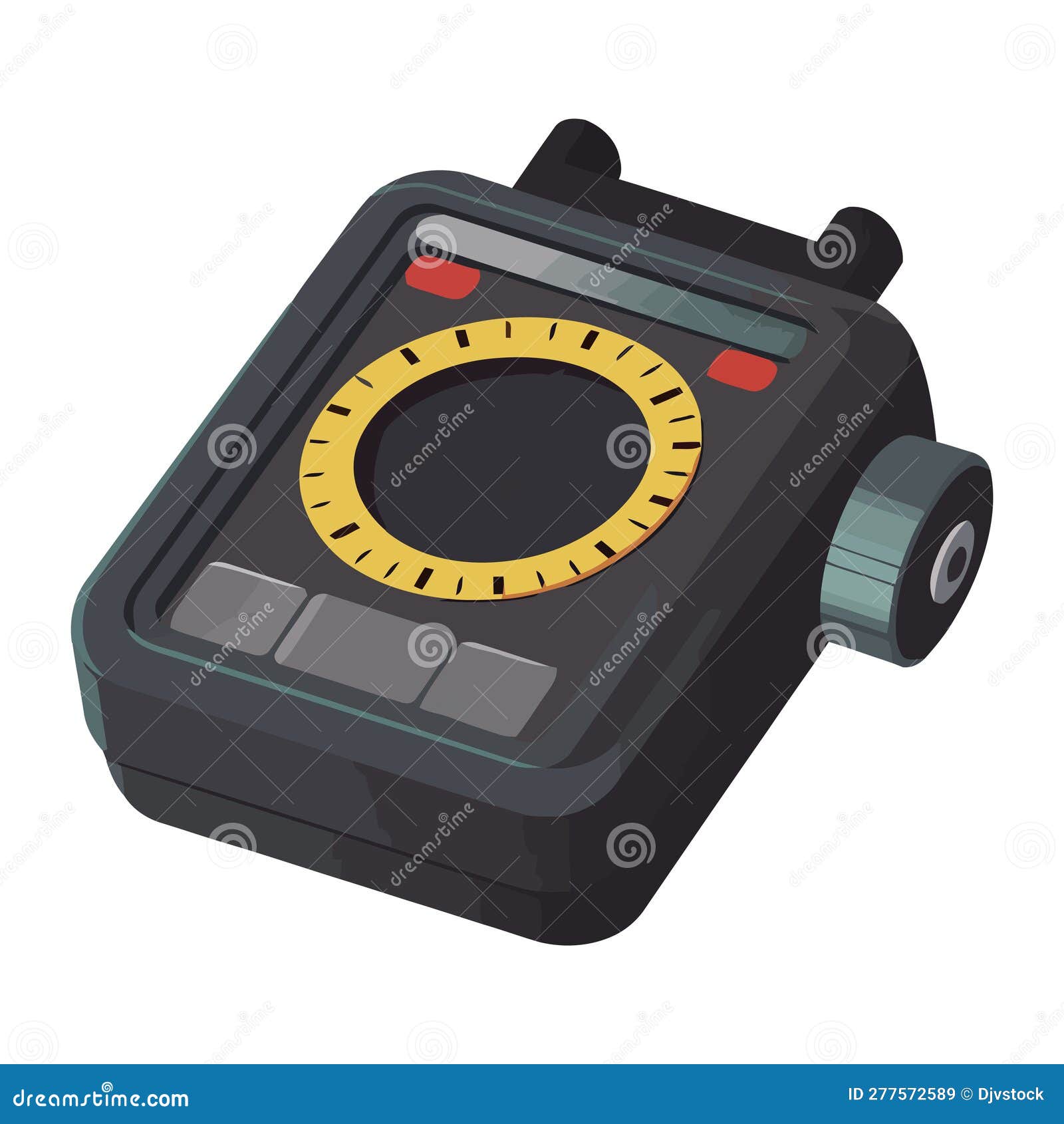 Portable gas detector stock vector. Illustration of detector - 277572589