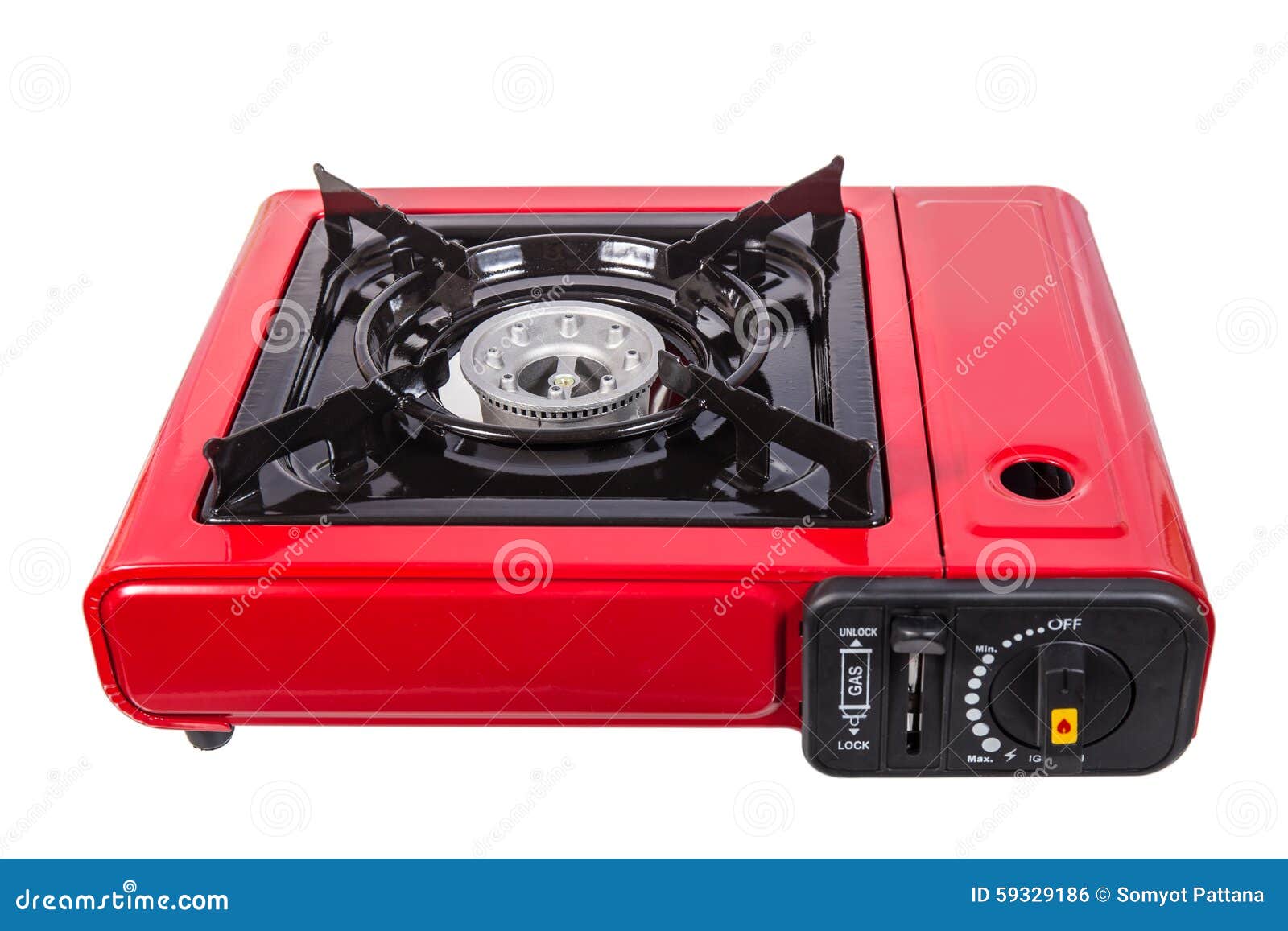 Portable gas stove stock photo. Image of metallic, tour - 59329186