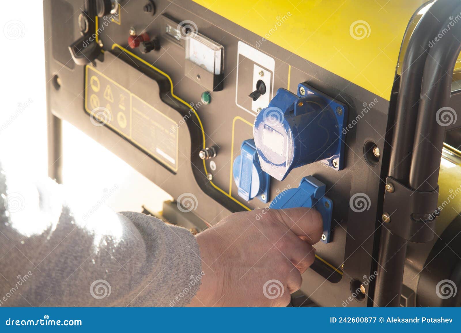 Portable Gasoline Generator.the Use of an Autonomous Energy Source ...