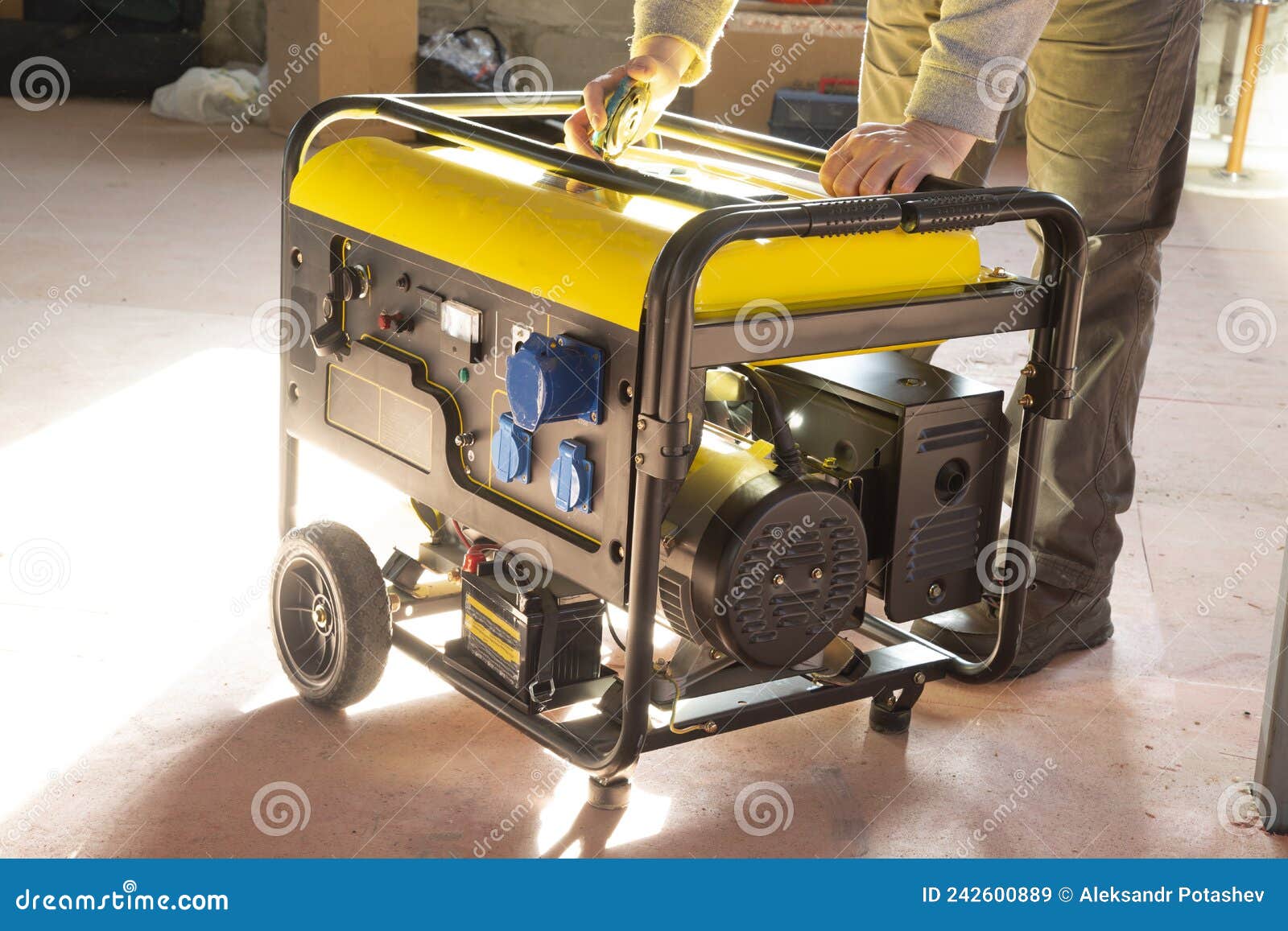 Portable Gasoline Generator.the Use of an Autonomous Energy Source ...