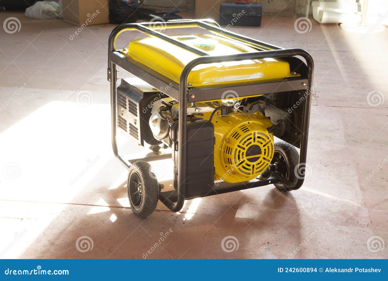 Portable Gasoline Generator.the Use of an Autonomous Energy Source ...