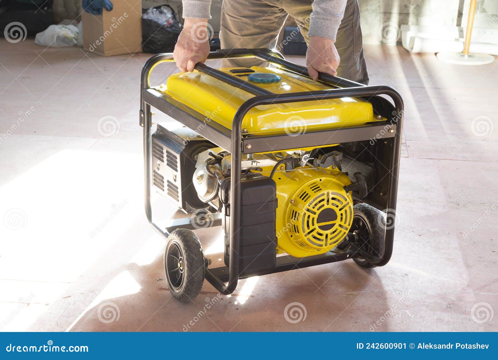 Portable Gasoline Generator.the Use of an Autonomous Energy Source ...