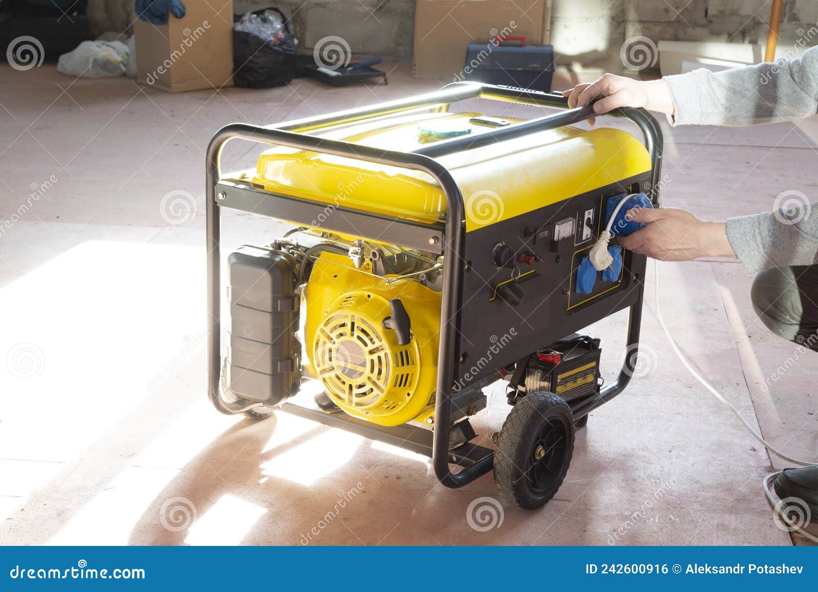 Portable Gasoline Generator.the Use of an Autonomous Energy Source ...