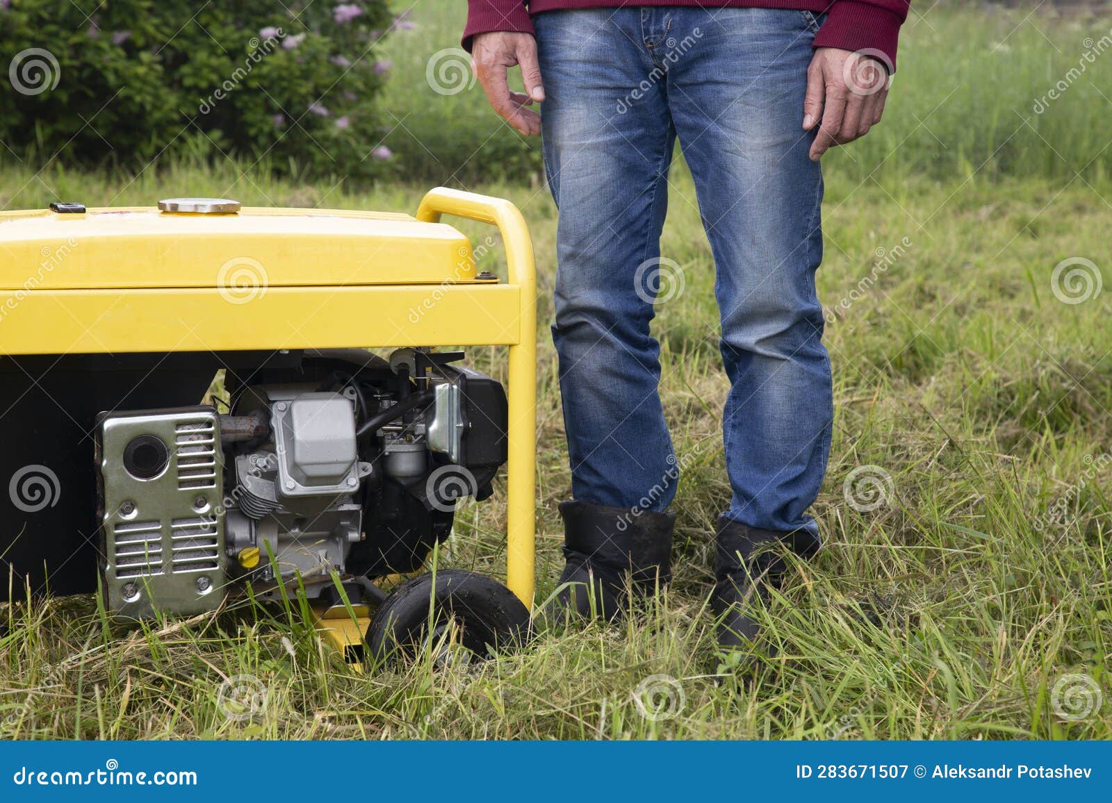 Portable Gasoline Generator.the Use of an Autonomous Energy Source ...