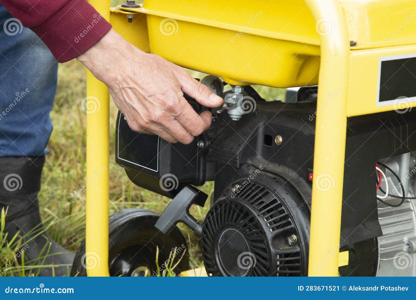 Portable Gasoline Generator.the Use of an Autonomous Energy Source ...