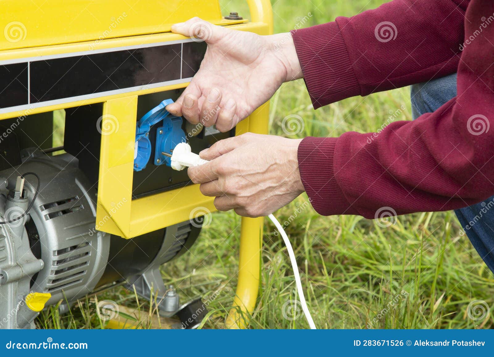 Portable Gasoline Generator.the Use of an Autonomous Energy Source ...