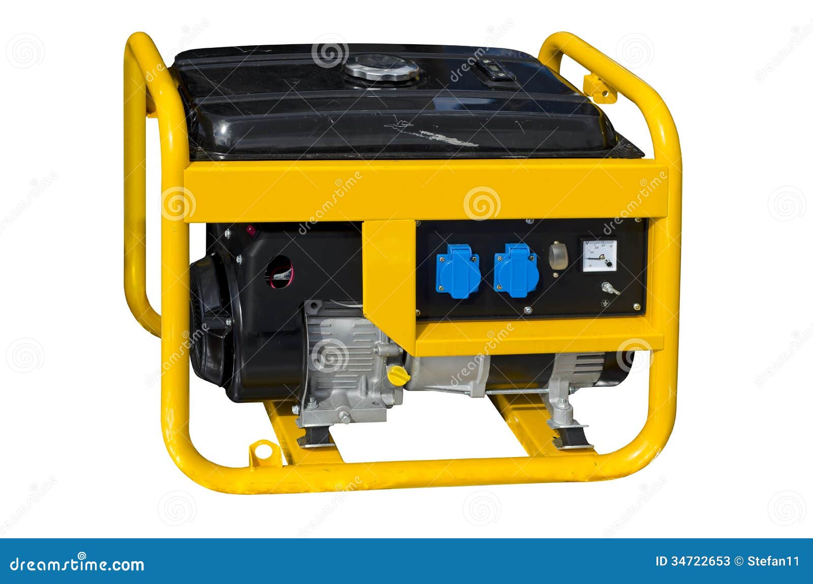 Portable generator stock image. Image of fuel, autonomous - 34722653