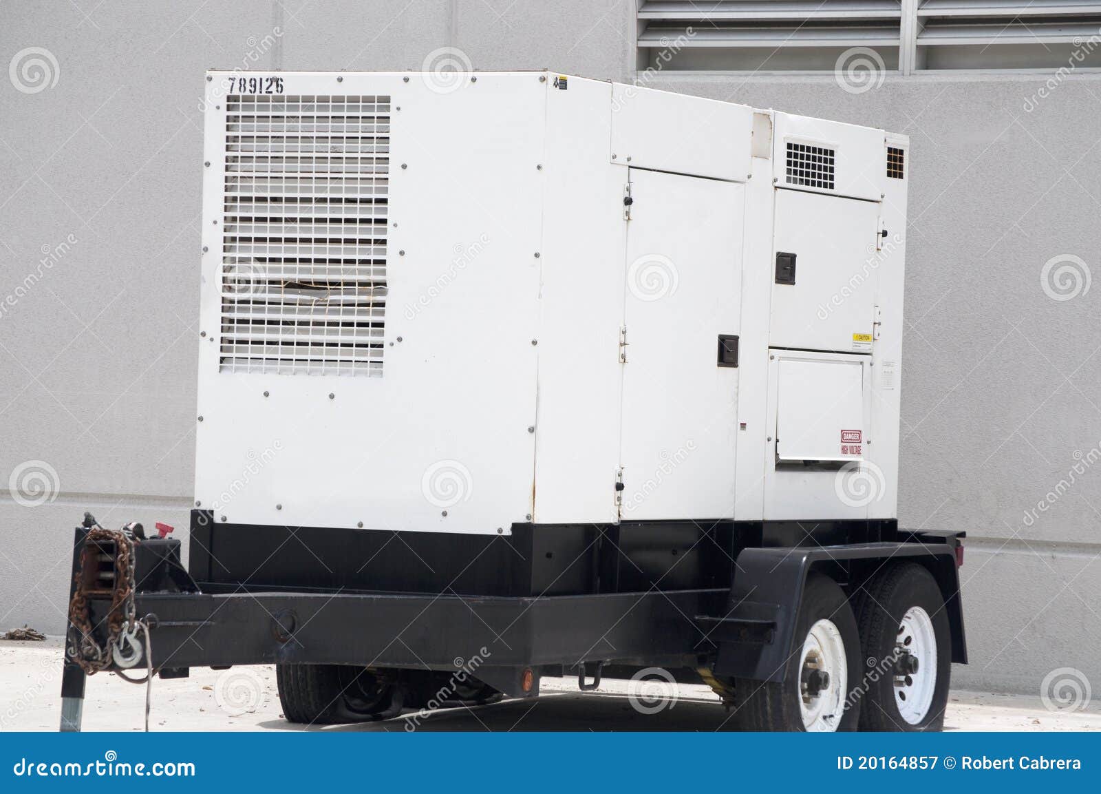 Portable Generator Unit stock image. Image of emergency - 20164857