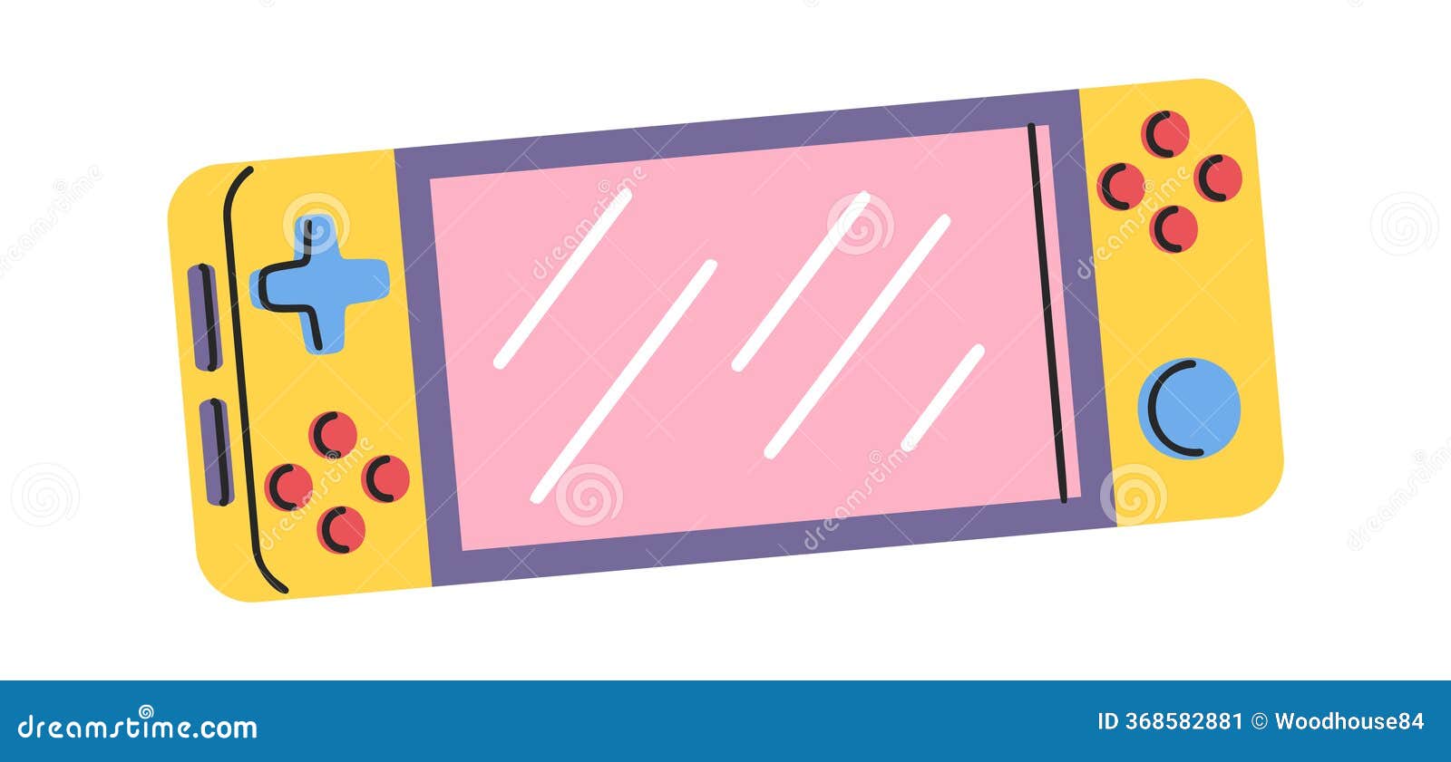 Game Console Icon With Joysticks. Latest Generation Trend, Simple ...