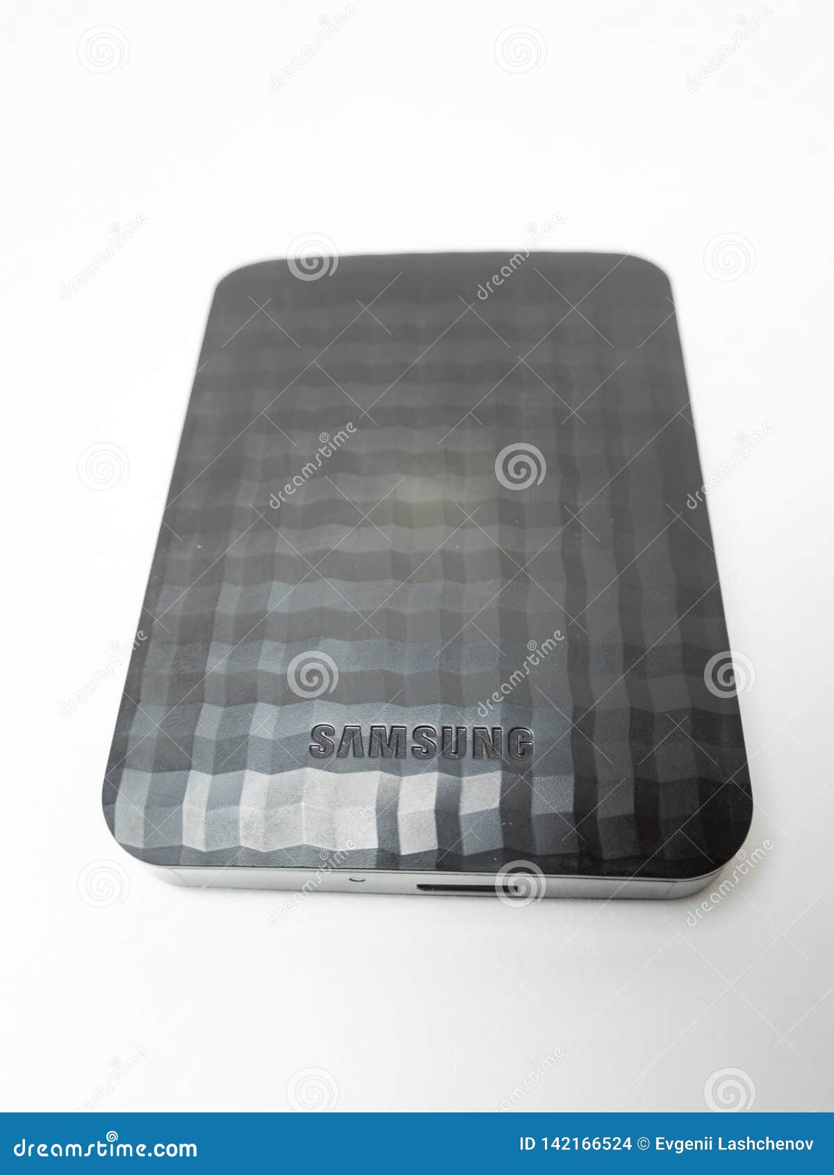 Portable Hard Disk Usb Samsung on White Background Editorial Stock ...