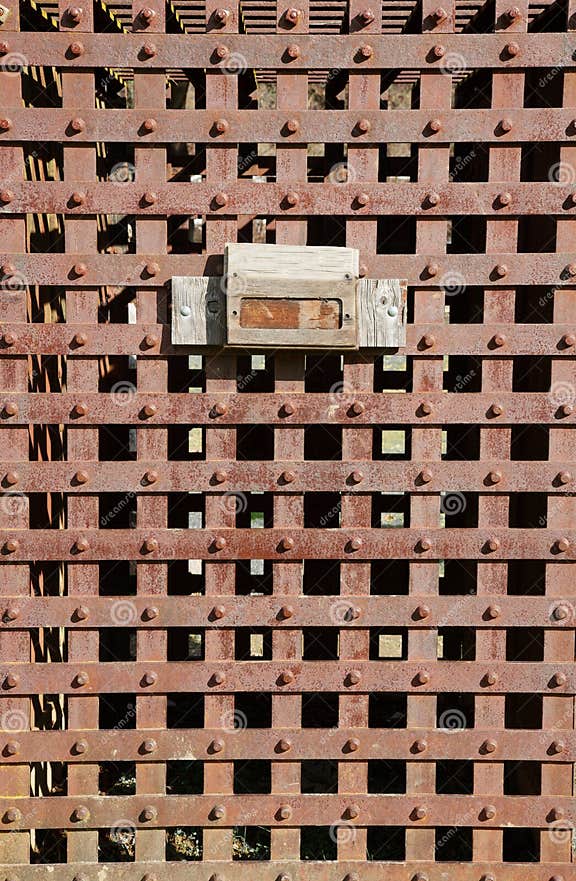 Portable Jail cell stock image. Image of detail, transport - 18091439