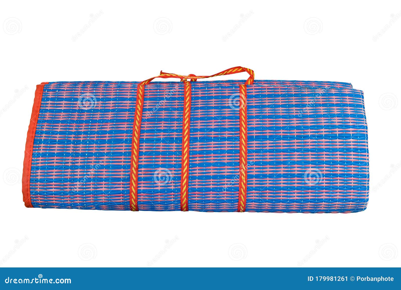 Portable Mat Isolated on White Background Stock Image - Image of ...