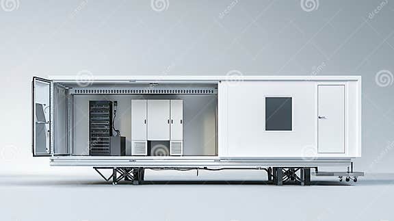 Portable Mobile Data Center Featuring Compact Servers it Infrastructure ...