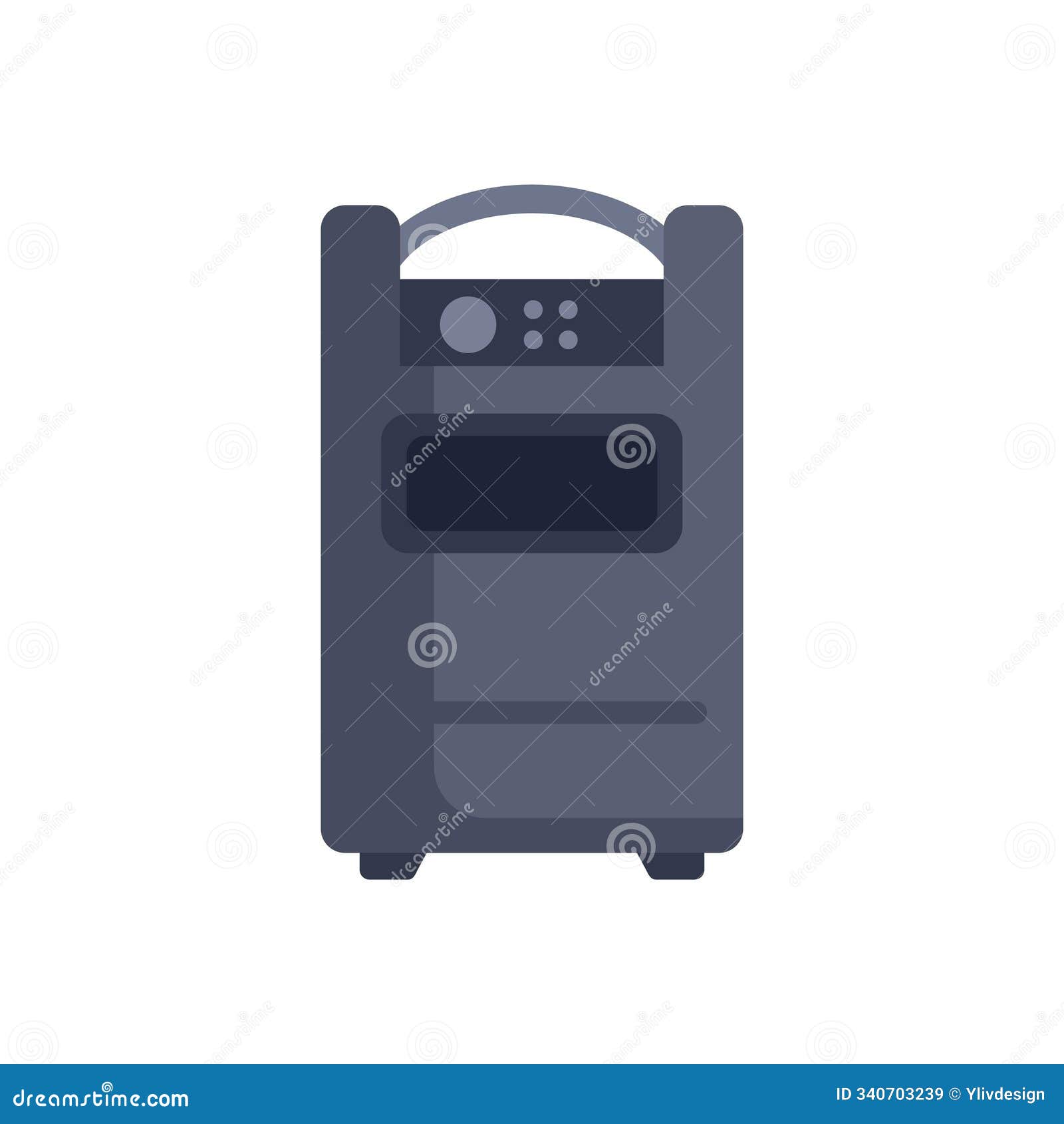 Oxygen Concentrator Generating Oxygen Flow For Respiratory Therapy ...