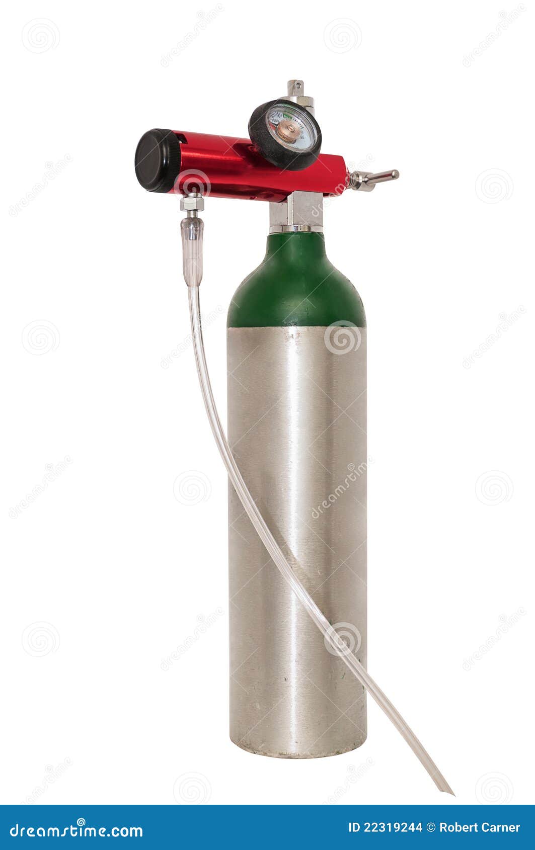 Portable Oxygen Cylinder for Medical Use Stock Photo - Image of ...