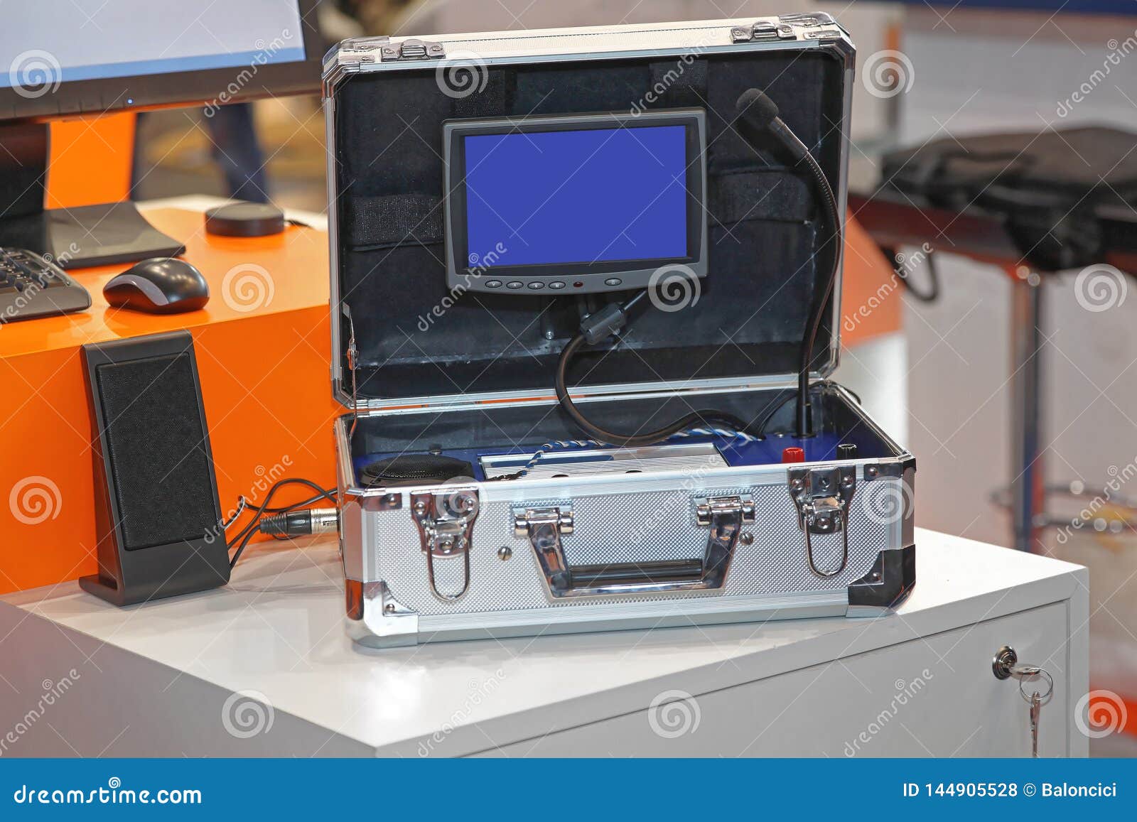 Portable PA System stock photo. Image of communication - 144905528