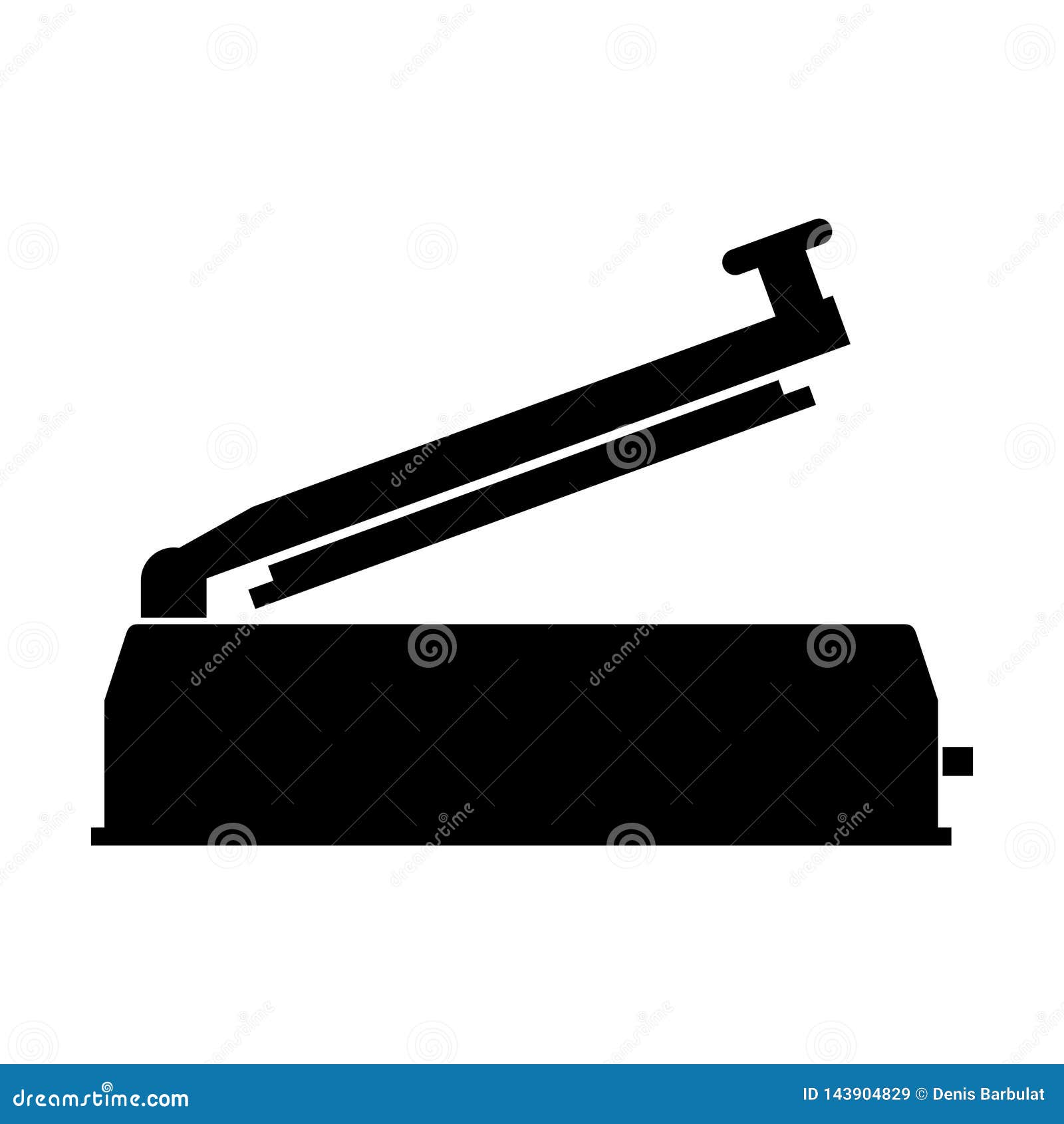 Portable Plastic Bag Sealer Stock Vector - Illustration of sealer ...