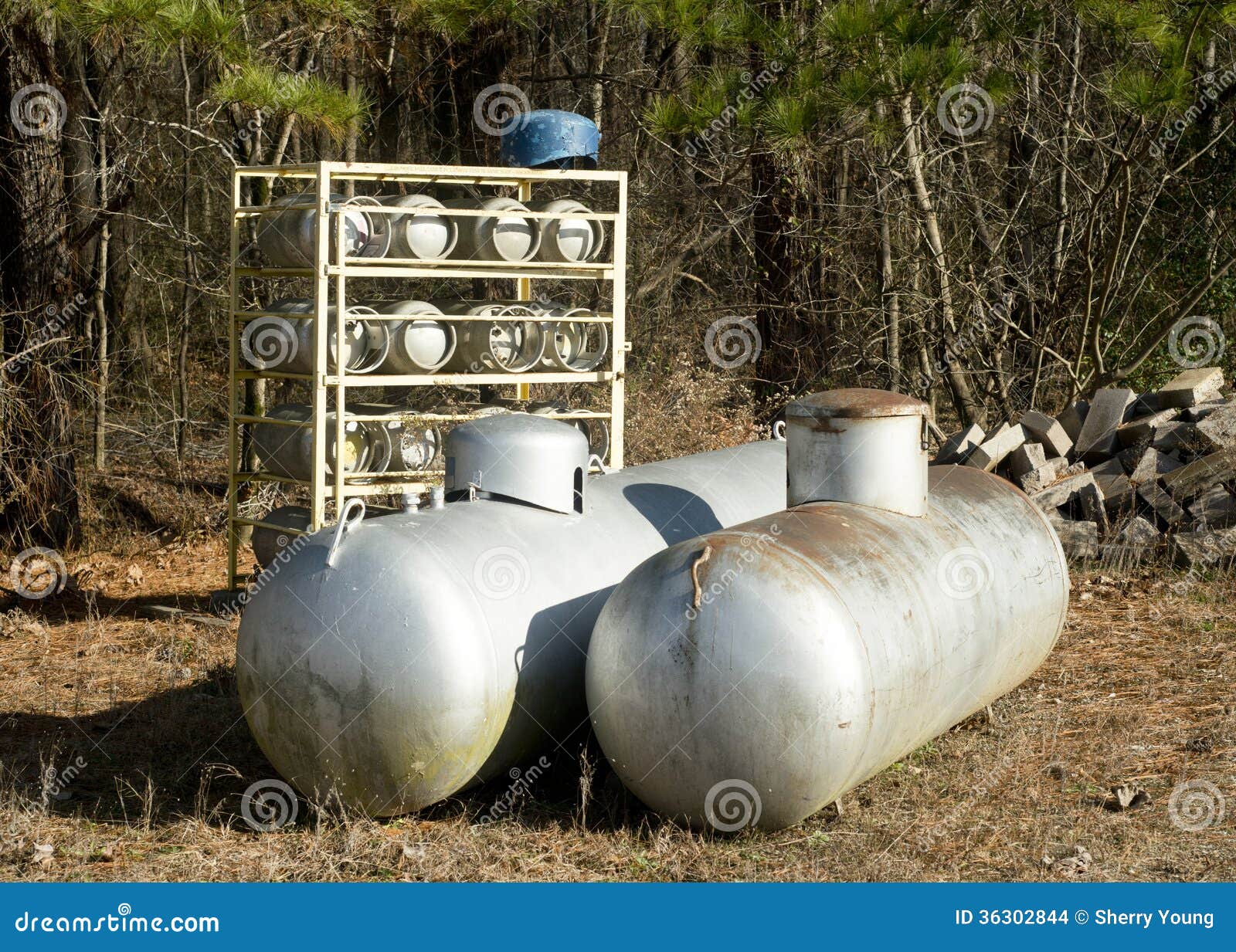 Portable Propane stock photo. Image of container, fuel - 36302844