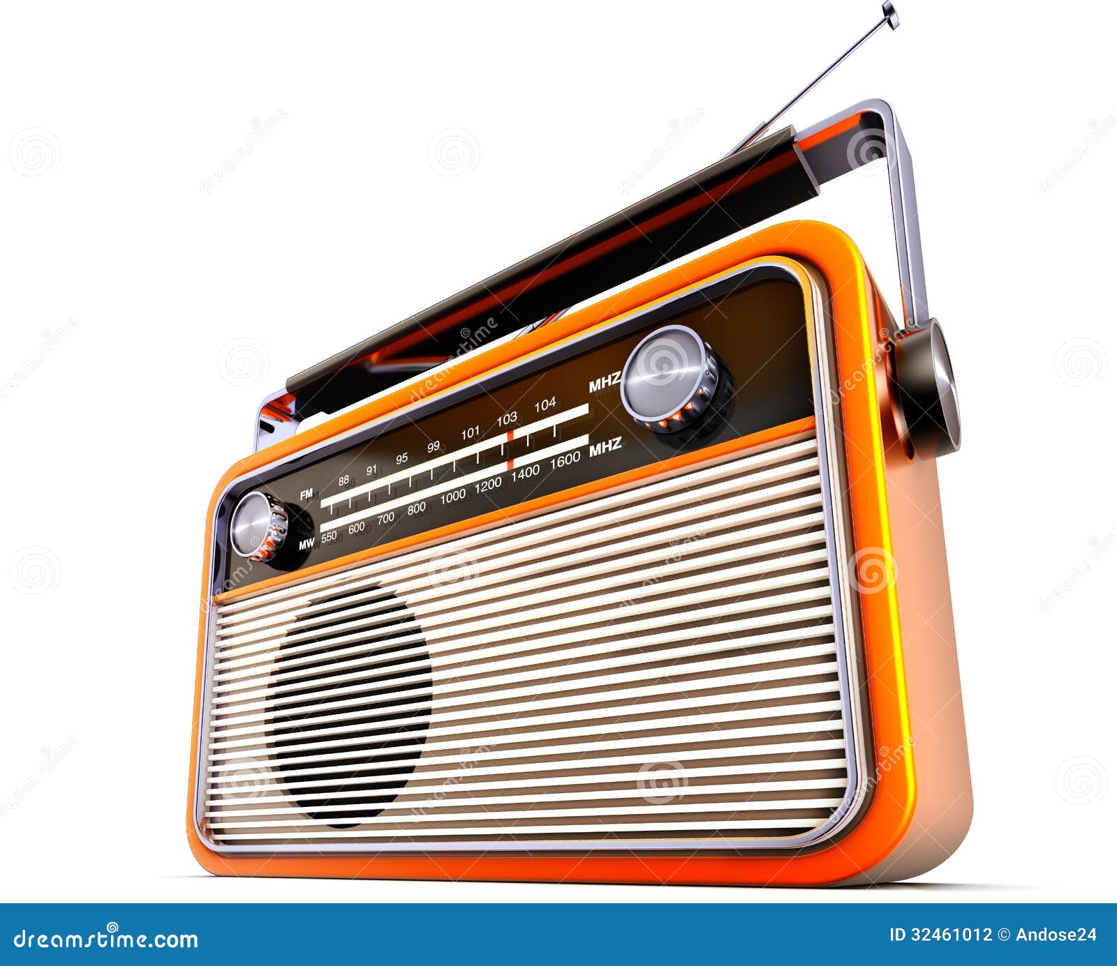 Portable Radio Transceiver Cartoon Vector Illustration | CartoonDealer ...