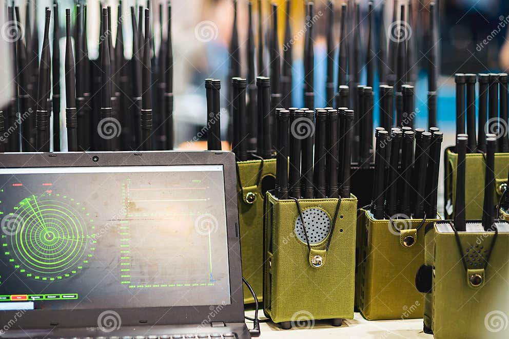 Portable Portable Radio Jammer. Device for Creating Radio Interference ...
