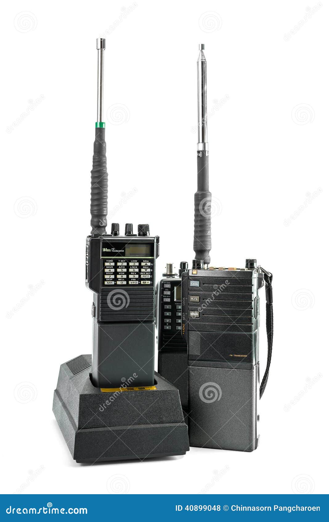 Portable radio set stock photo. Image of cordless, military - 40899048