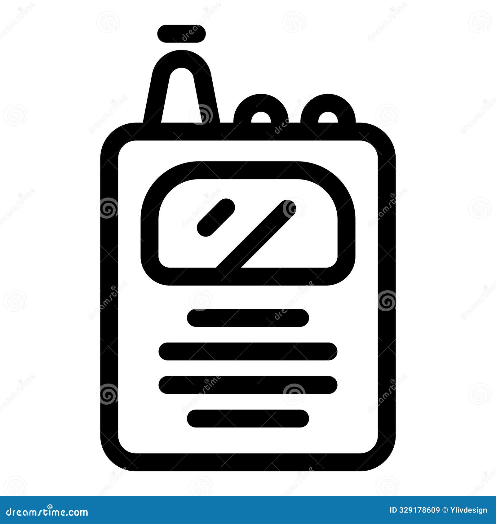 VHF Radio Transceiver Icon Vector Royalty-Free Illustration ...