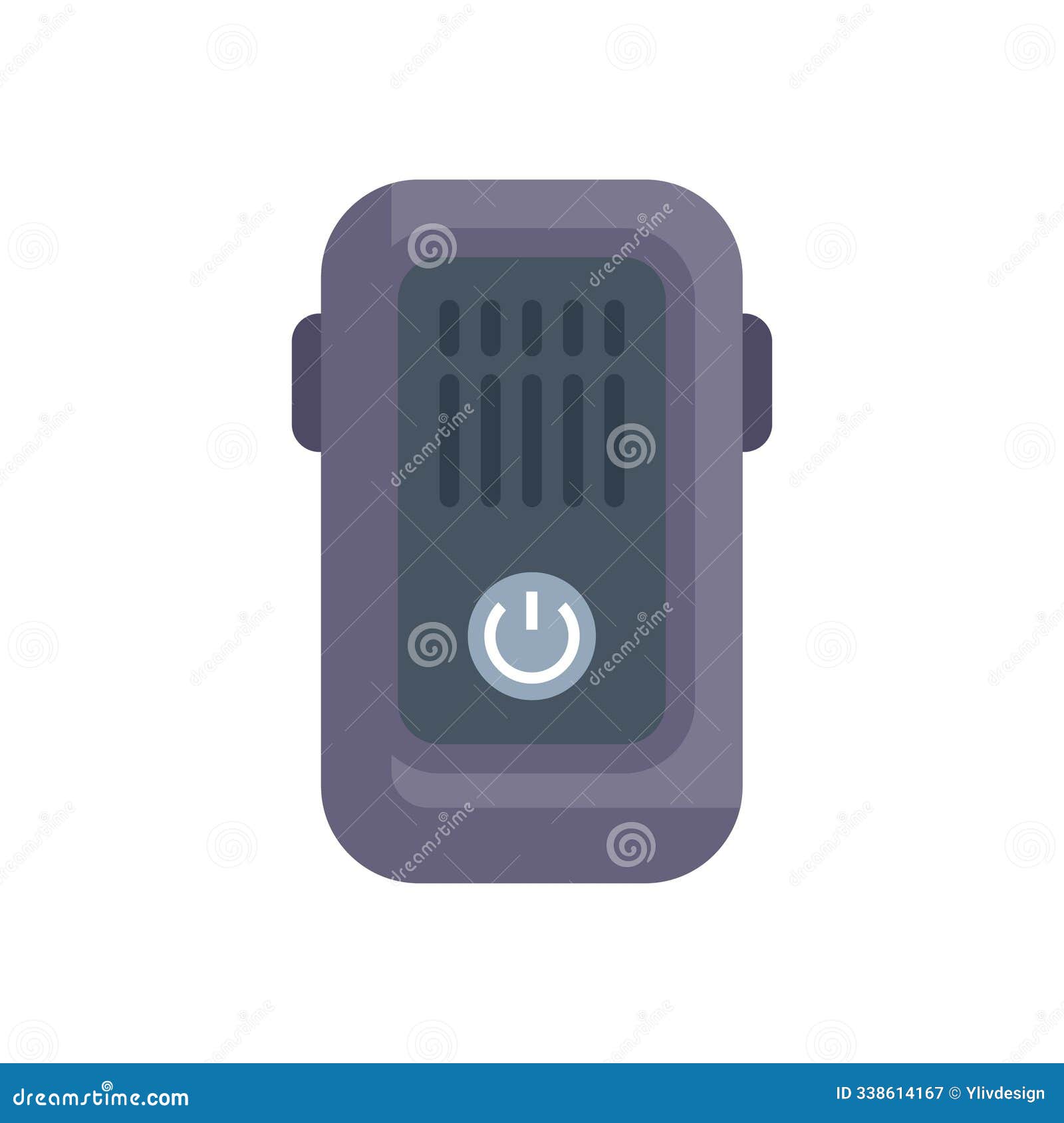 Portable Radio Transmitter Icon Showing Wireless Communication Stock ...