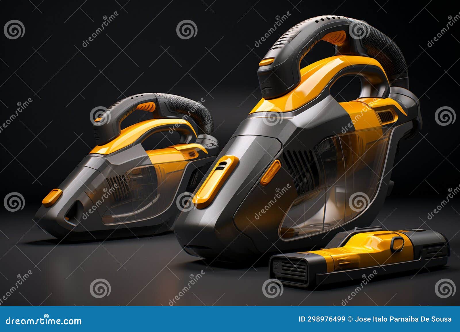 Portable and Rechargeable Hand Vacuums for Quick C Stock Illustration ...