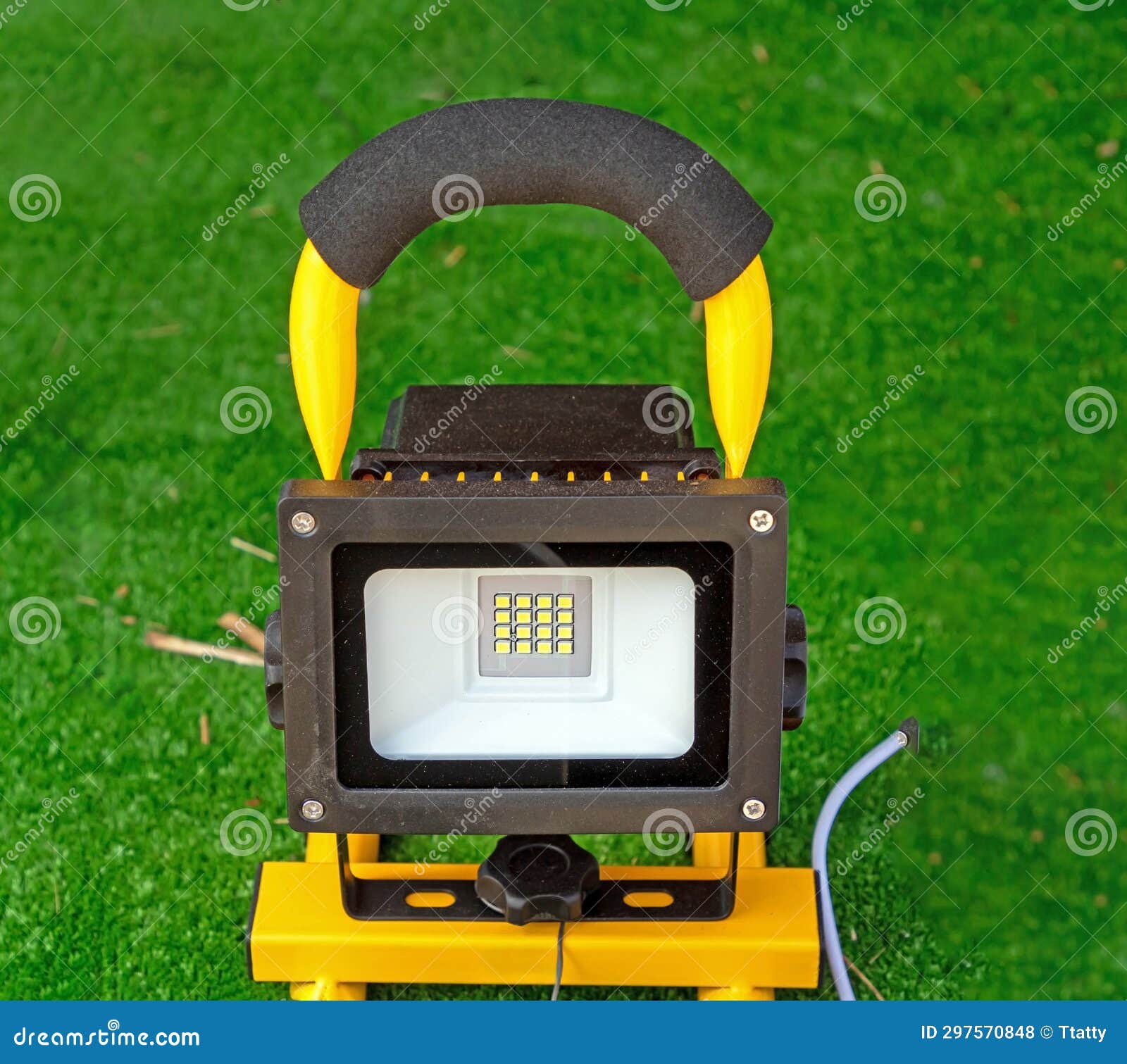 Portable Reflector for Construction Site Stock Photo - Image of ...