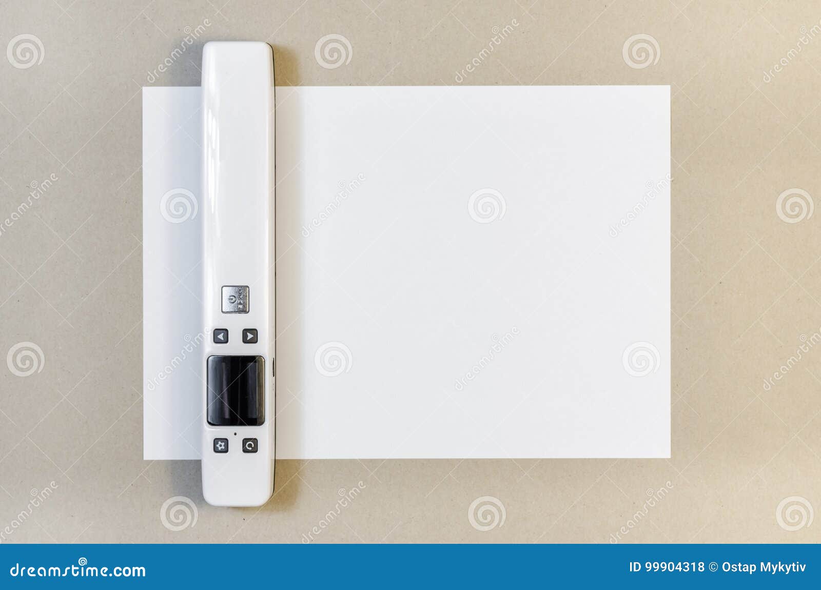 Portable scan paper stock photo. Image of documentation - 99904318
