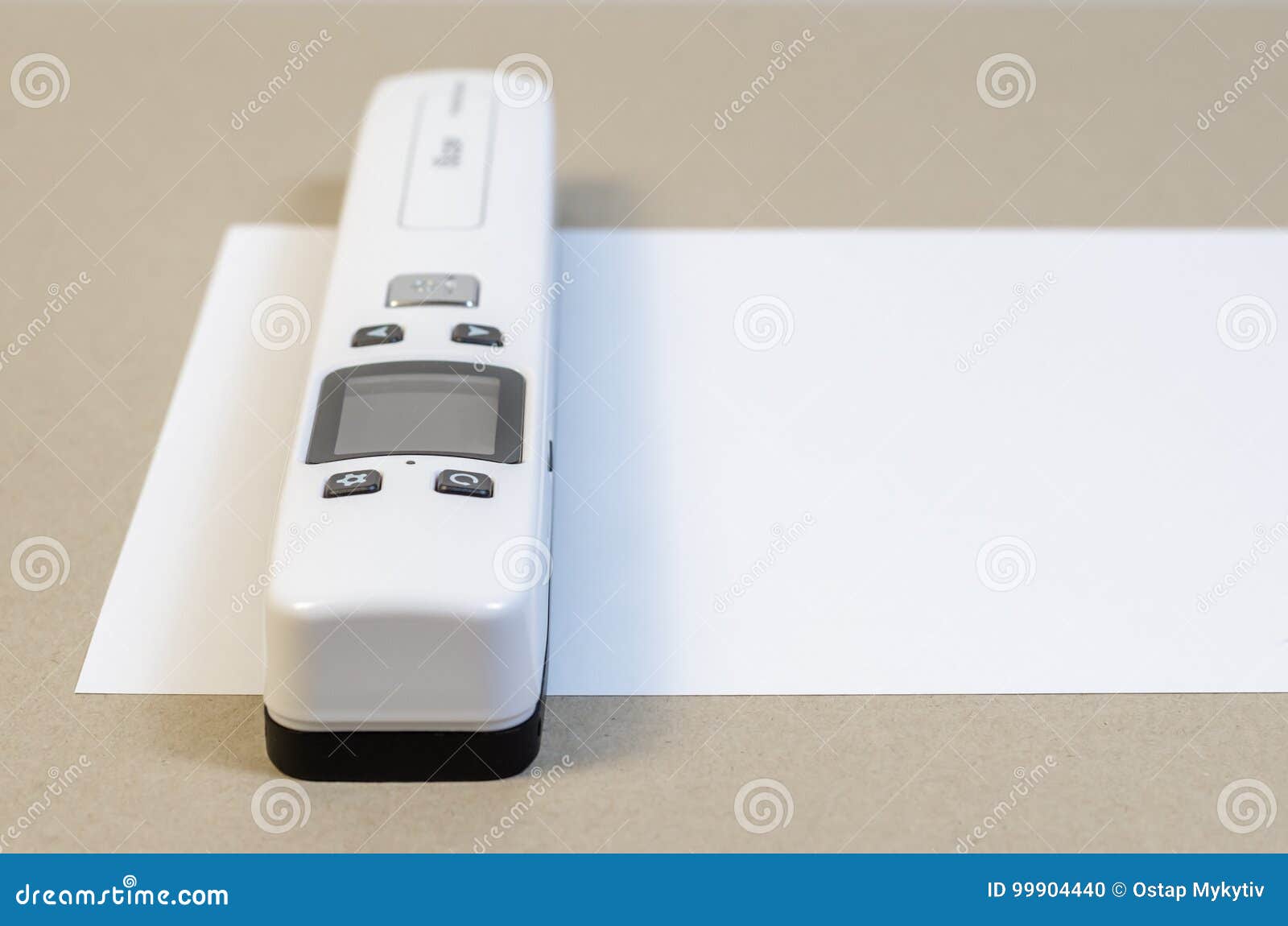 Portable scan paper stock photo. Image of equipment, saving - 99904440
