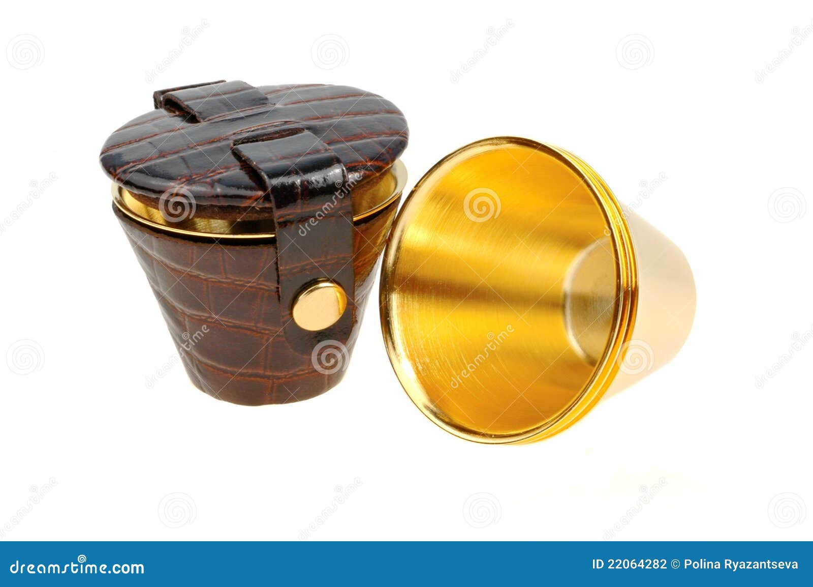 Portable Set of Cups for Alcohol Stock Photo - Image of elegance ...