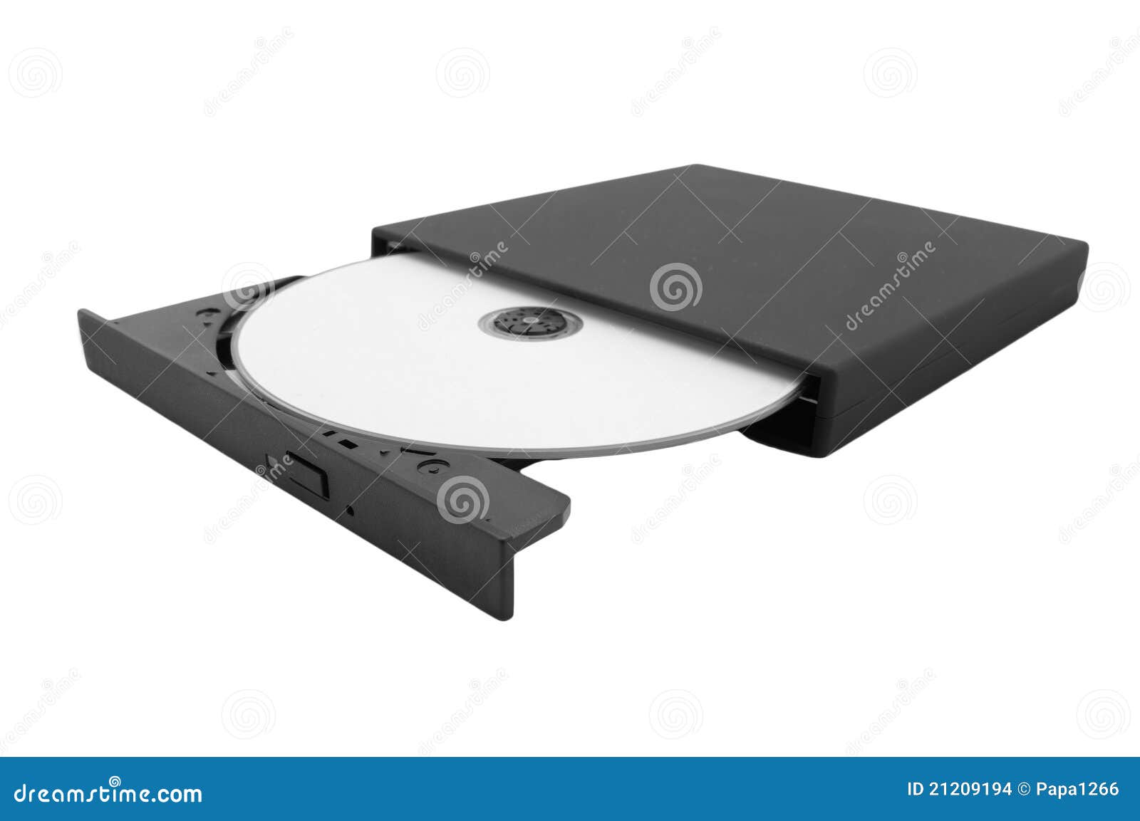 Portable Slim External CD DVD Stock Photo - Image of equipment, slim ...