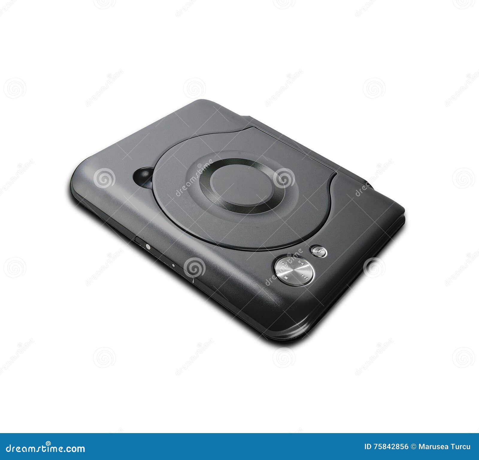 Portable Slim External CD Isolated Stock Photo - Image of portable ...