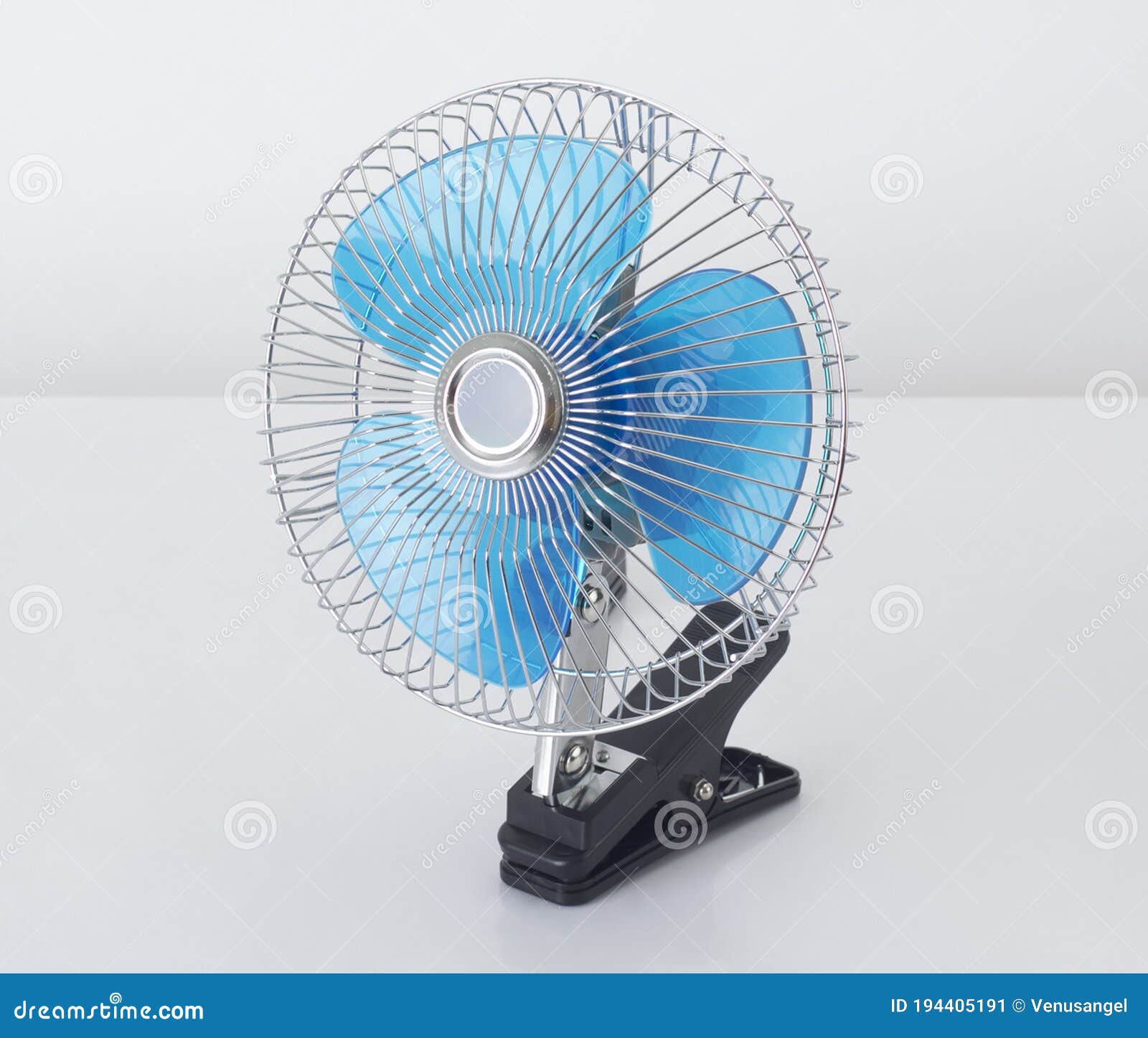 Portable Small Fan Isolated on White Stock Image - Image of switch ...
