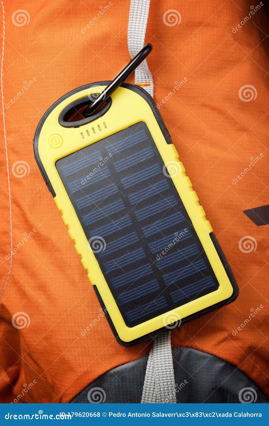 Portable solar cell stock photo. Image of mobile, electric - 179620668