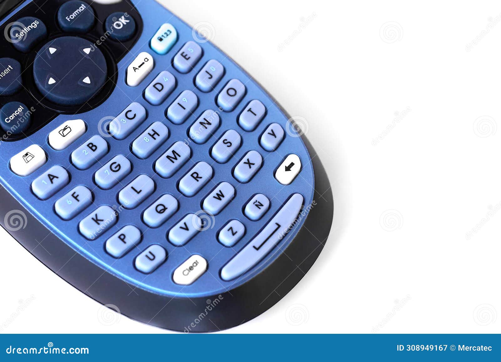 Portable Thermal Printer Keyboard. Stock Image - Image of communication ...