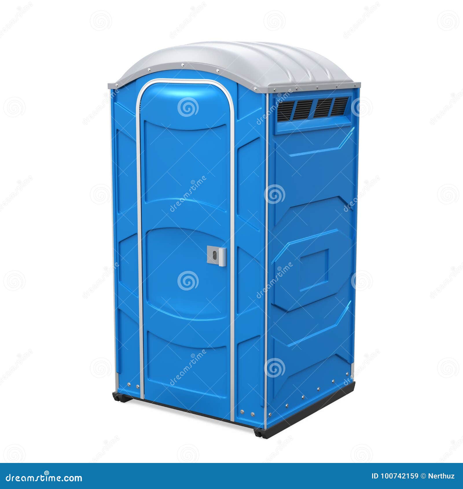 Portable Toilet For Illustration Or Logo. Toilet Vector Logo. Portable ...
