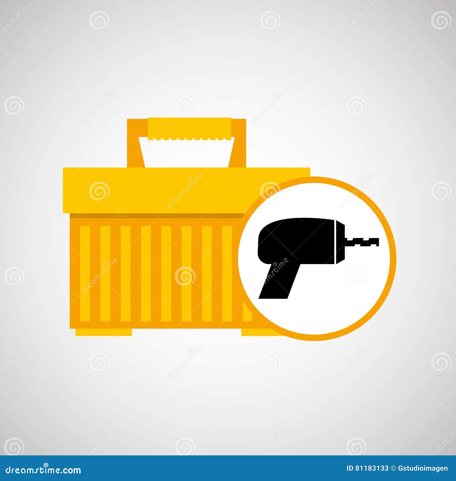 Portable Tool Box Drill Icon Stock Illustrations – 6 Portable Tool Box ...
