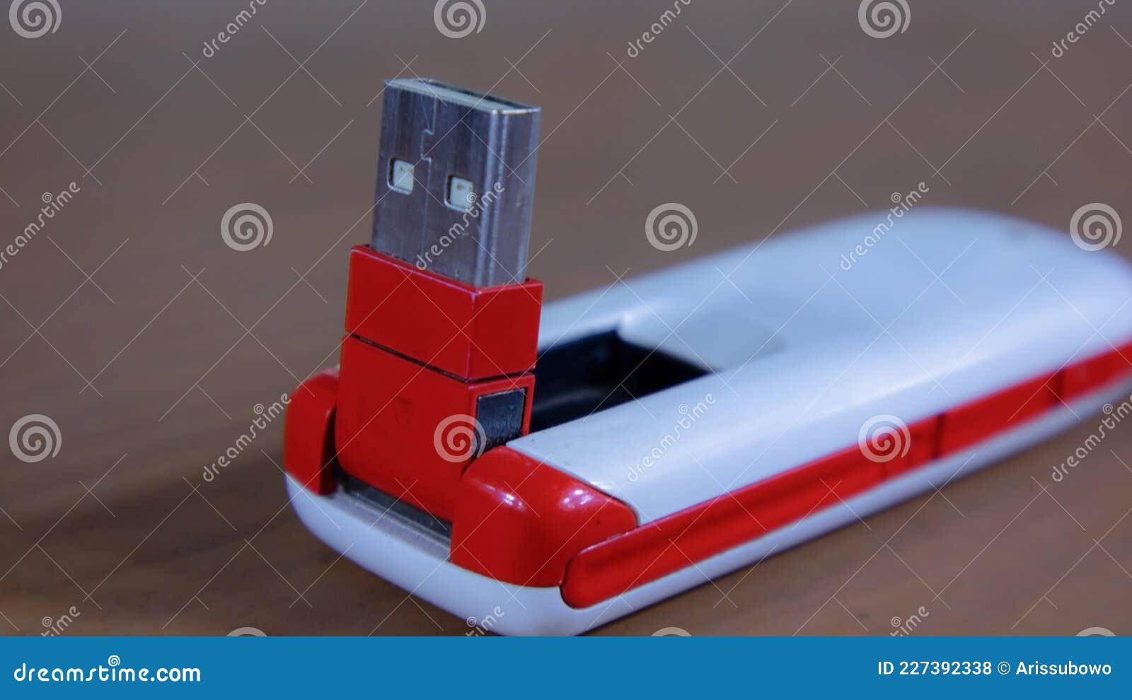Portable usb modem stock photo. Image of pink, portable - 227392338