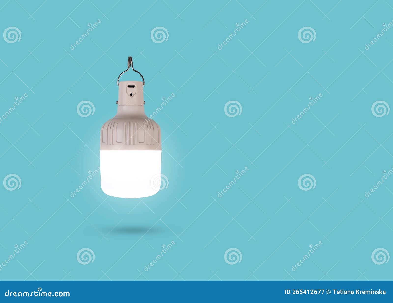 Portable USB Rechargeable LED Emergency Light with Built-in Battery on ...