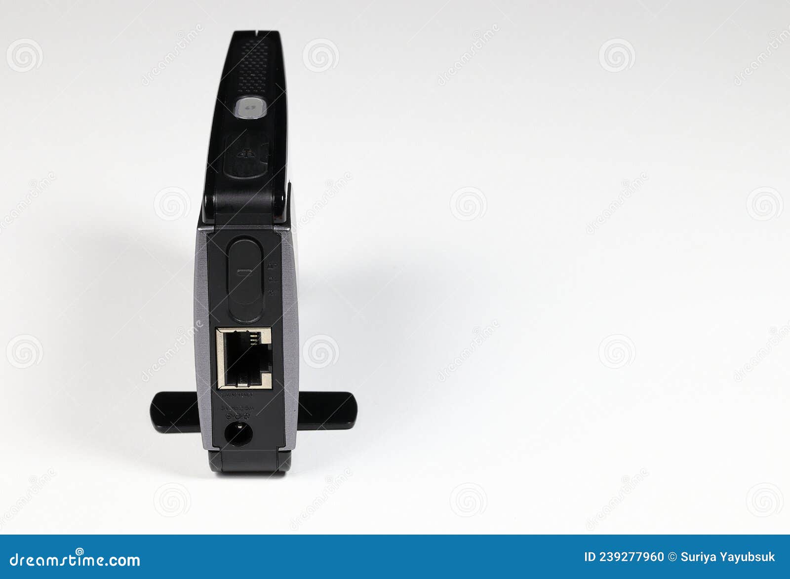 Portable Wifi Hotspot. Compact or Mini Wifi Router Device Isolated on ...