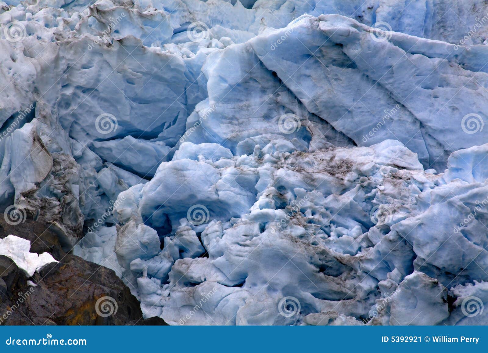 Portage Glacier Abstract Alaska Stock Image - Image of blue, arctic ...