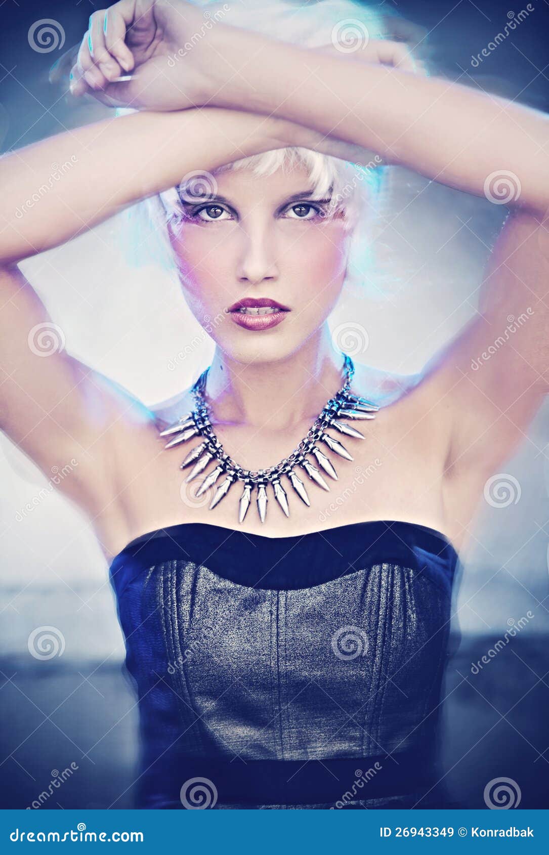Portait of marvelous woman stock image. Image of charming - 26943349