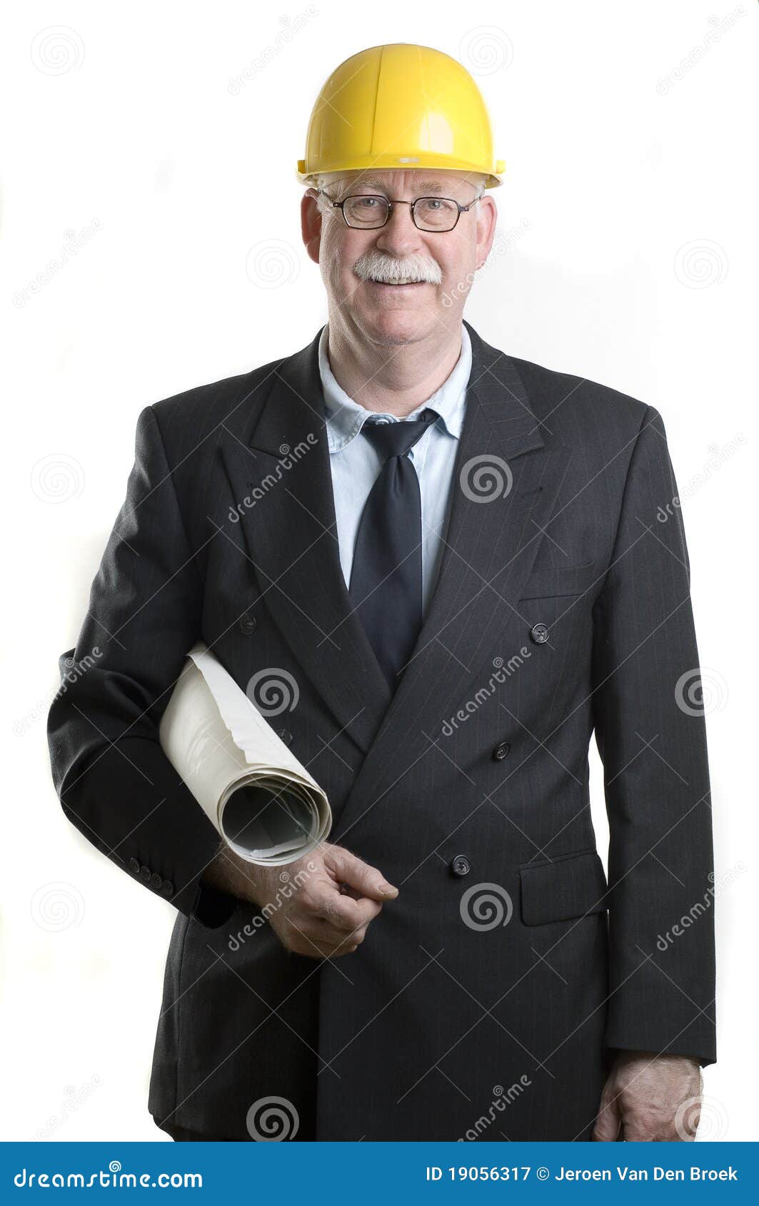 Portait of a Senior Architect Stock Image - Image of business ...
