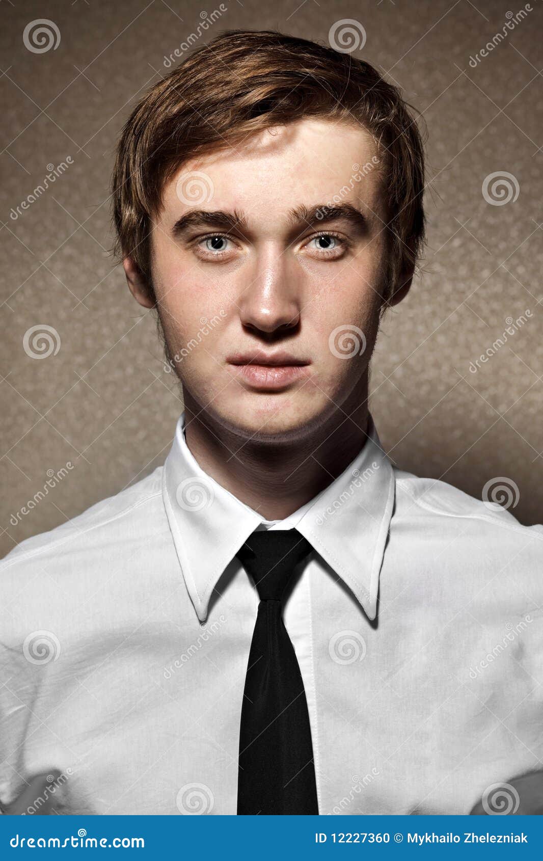 Portait young man stock photo. Image of portait, caucasian - 12227360