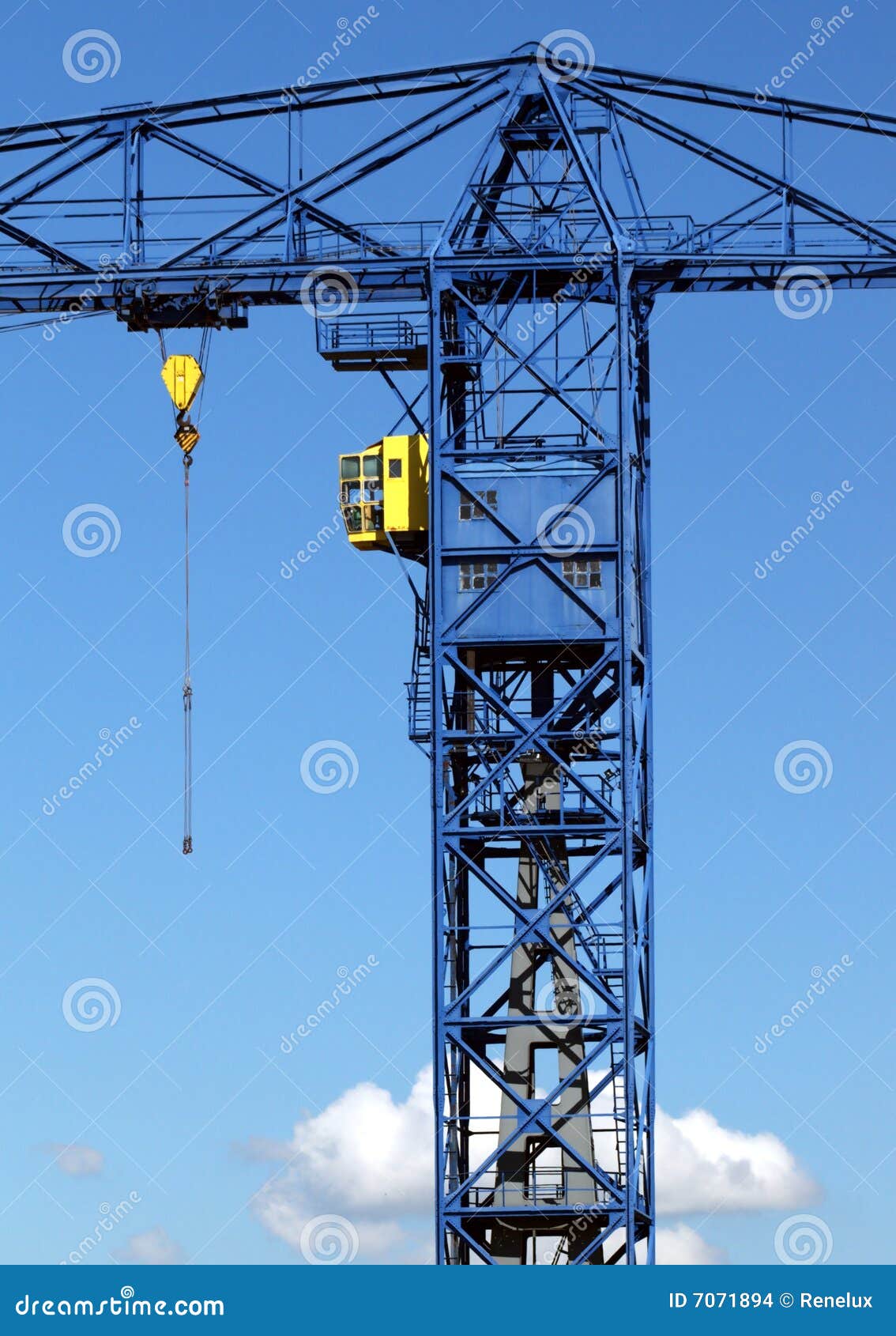 Portal crane stock photo. Image of gantry, angle, ship - 7071894