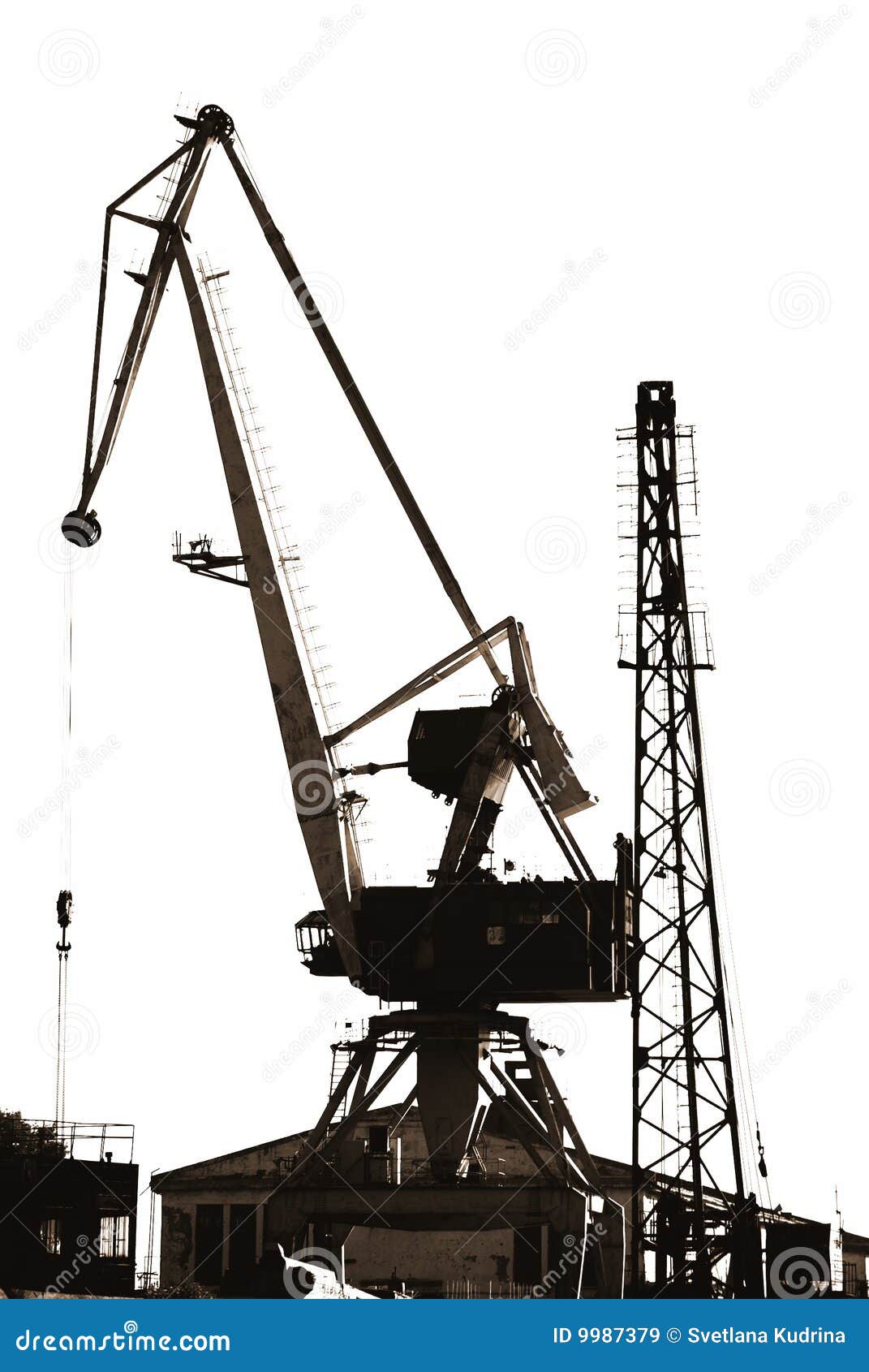 A Portal Crane stock image. Image of cranes, horizontal - 9987379